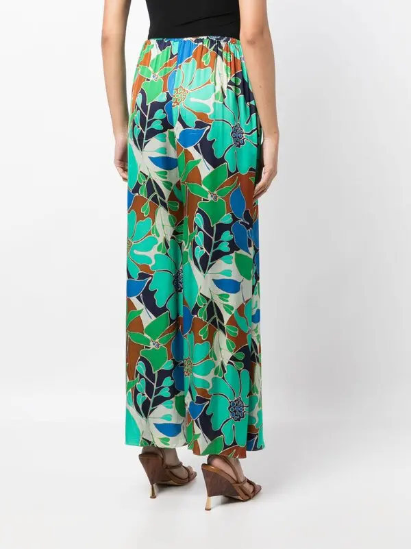 Cult Gaia Alaia Floral-print Trousers