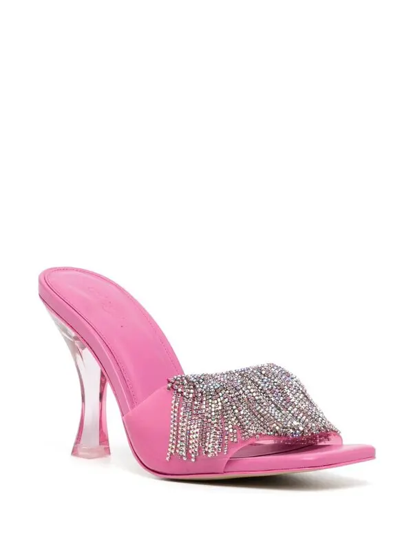 Cult Gaia 120mm Crystal-embellished Mules