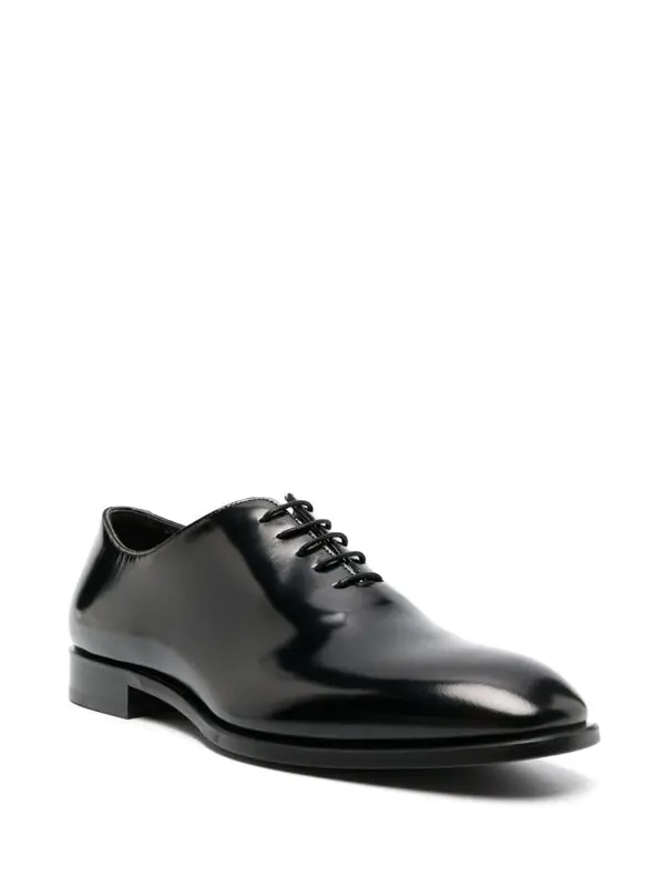 Canali Patent-finish Leather Oxford Shoes