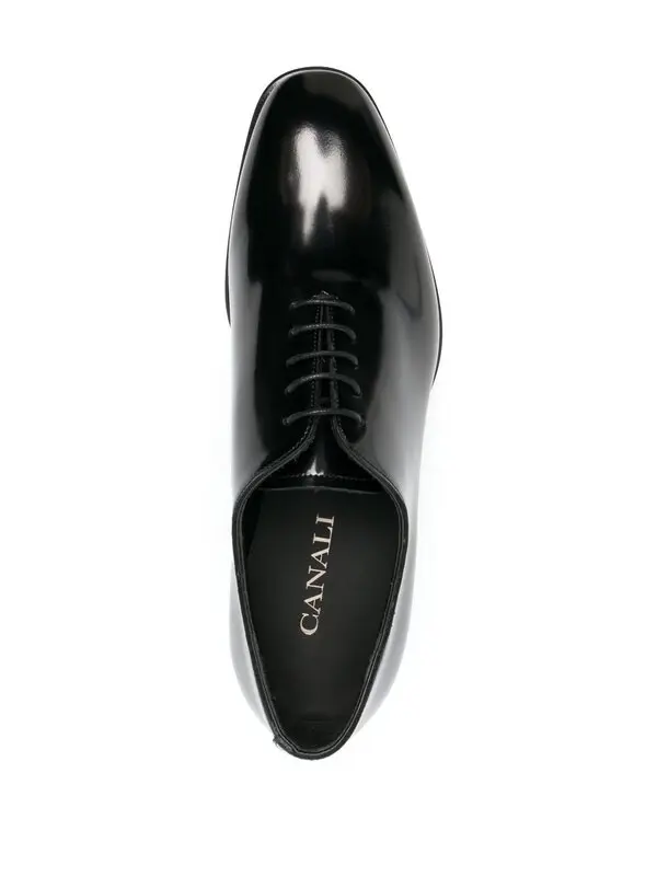 Canali Patent-finish Leather Oxford Shoes