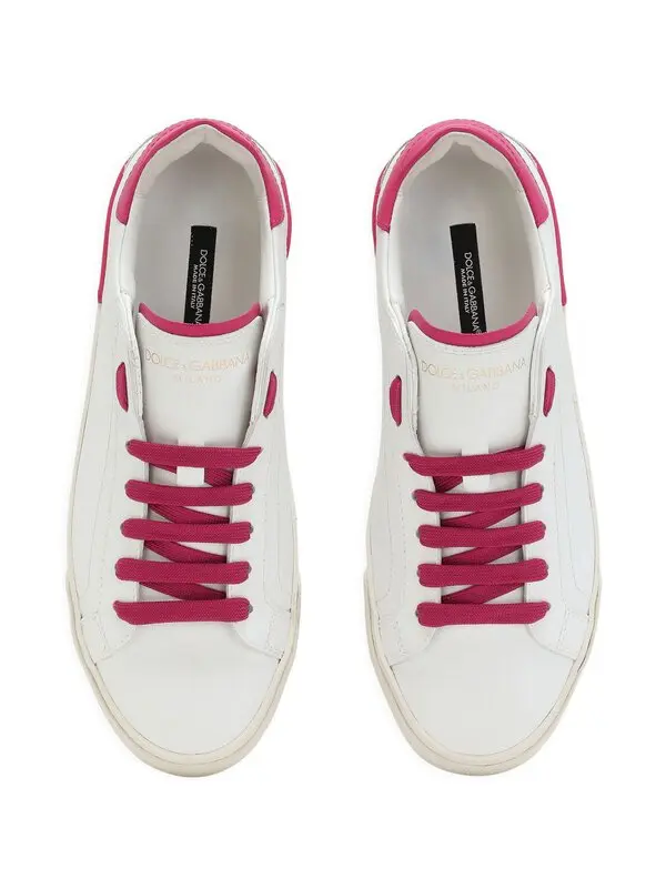 Dolce & Gabbana Portofino Low-top Sneakers - White