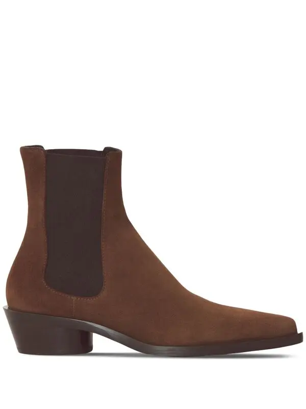 Proenza Schouler Bronco Suede Chelsea Boots