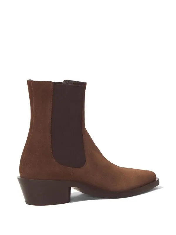 Proenza Schouler Bronco Suede Chelsea Boots
