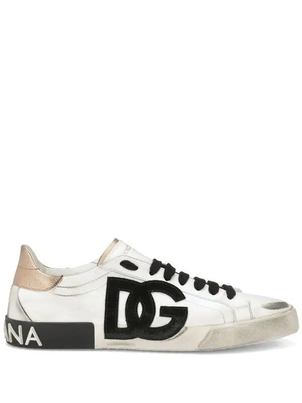 Dolce & Gabbana Portofino Low-top Sneakers - White