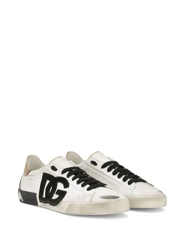 Dolce & Gabbana Portofino Low-top Sneakers - White