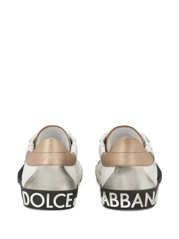Dolce & Gabbana Portofino Low-top Sneakers - White