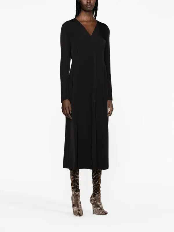 JIL SANDER Long-sleeve Midi Dress