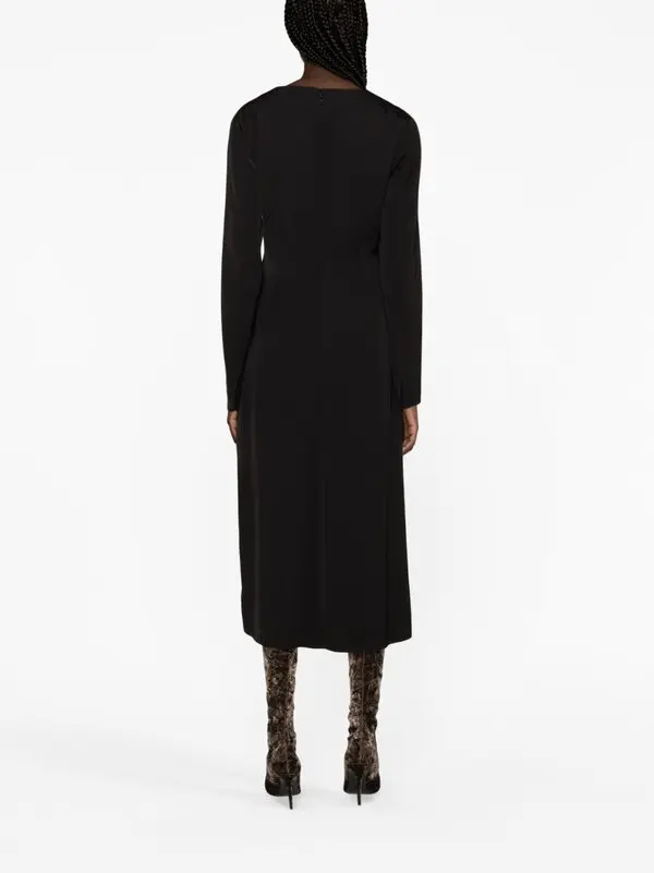 JIL SANDER Long-sleeve Midi Dress