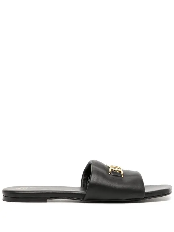 Mcm Mode Travia Leather Slides