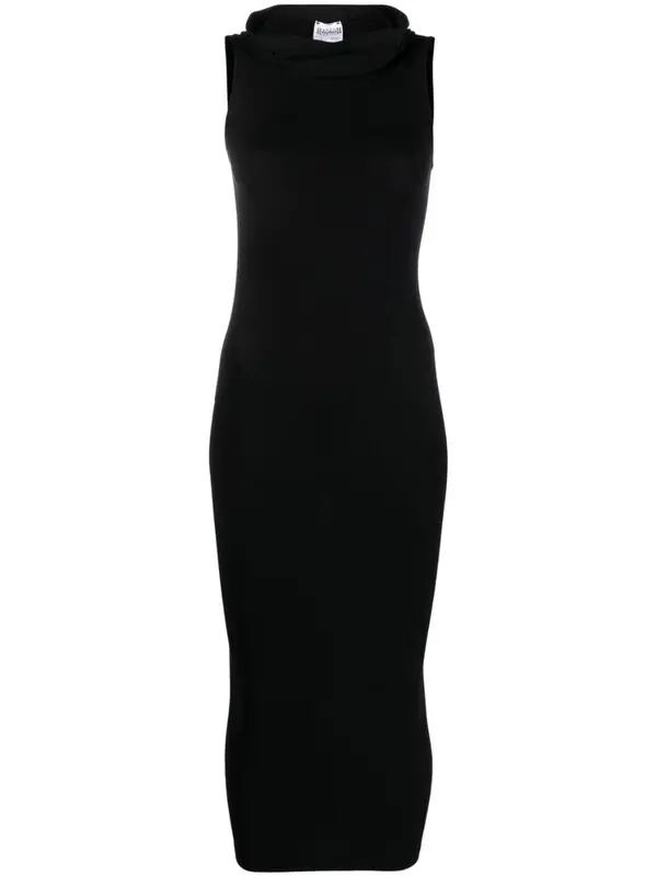 Wolford Fatal Cut Out Midi Dress In Black