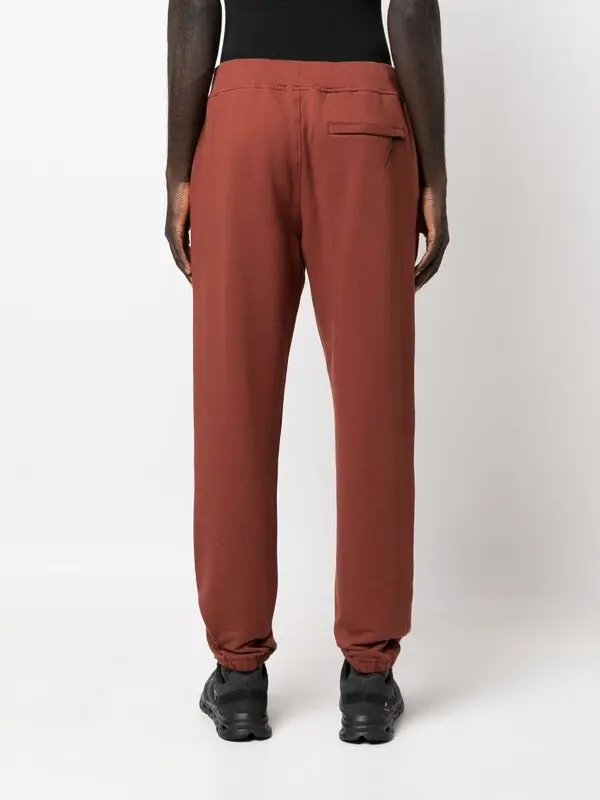 C.P. COMPANY Logo-embroidered Cotton Track Pants - Orange
