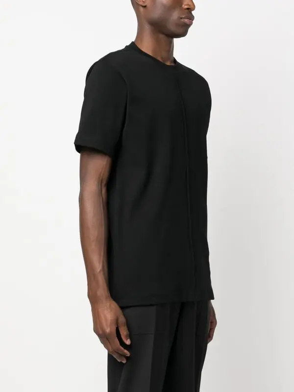Helmut Lang Logo-embroidered Cotton T-shirt - Black