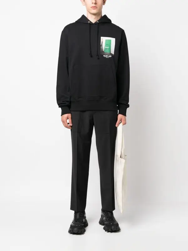 Helmut Lang Photograph-print Cotton Hoodie