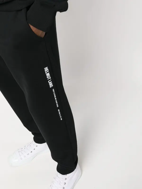 Helmut Lang Logo-print Cotton Track Pants