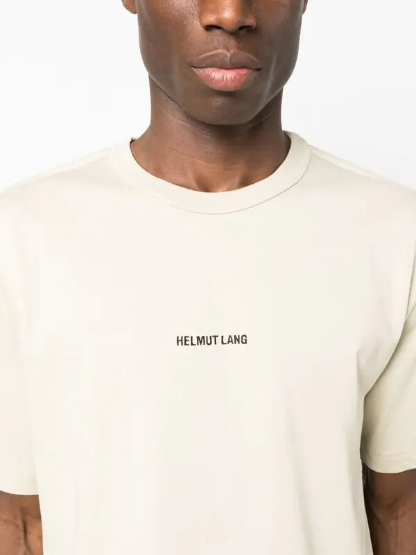Helmut Lang Logo-embroidered Cotton T-shirt
