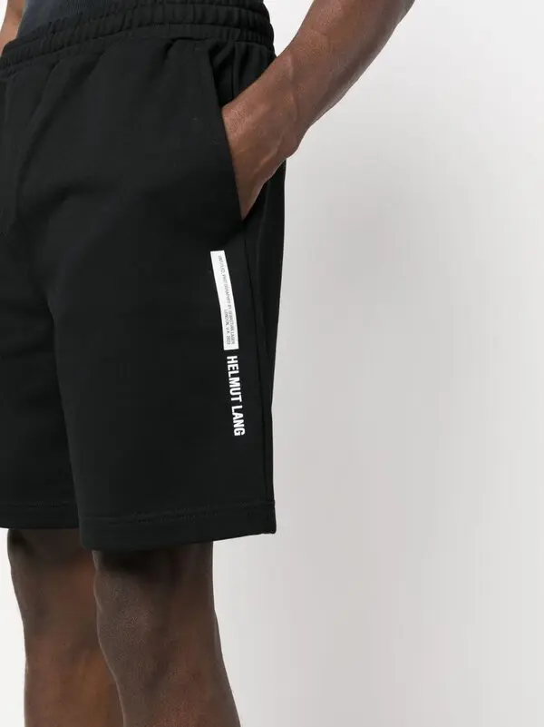 Helmut Lang Logo-print Cotton Track Shorts