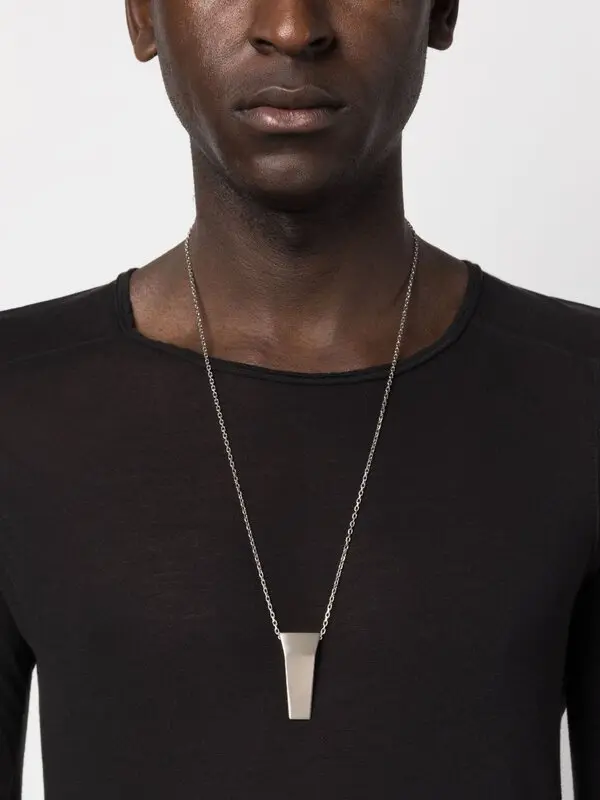 Rick Owens Logo-engraved Chain Necklace