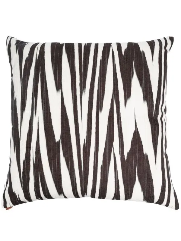 Missoni Zebra-print Cushion - Black