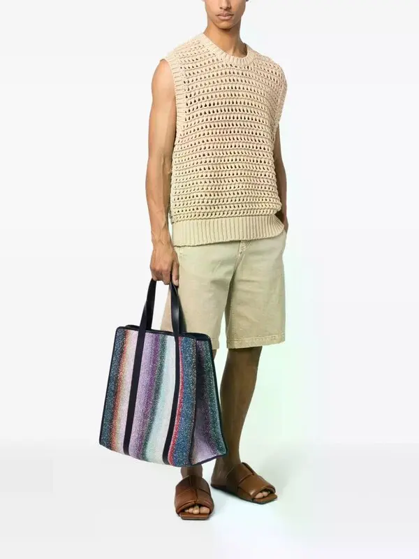 Missoni Striped Terry-cloth Tote Bag