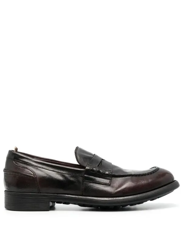 Officine Creative Chronicle 056 Leather Loafers - Brown