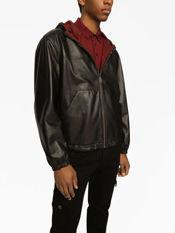 Dolce & Gabbana Reversible Hooded Jacket - Red