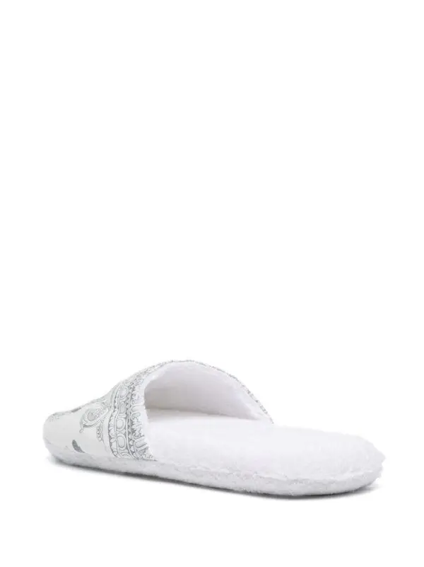 Versace I Love Baroque Slippers - White