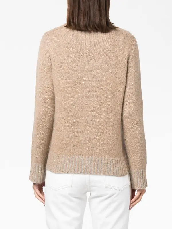 Fabiana Filippi Roll-neck Knitted Top