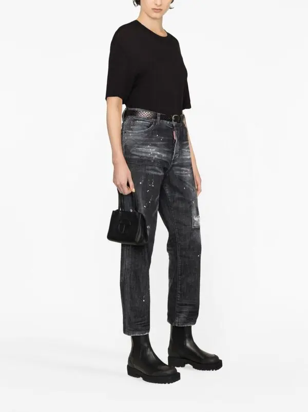 JAMES PERSE Cotton-crêpe T-shirt - Black