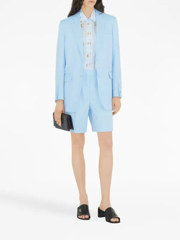 Burberry Single-breasted Wool Blazer