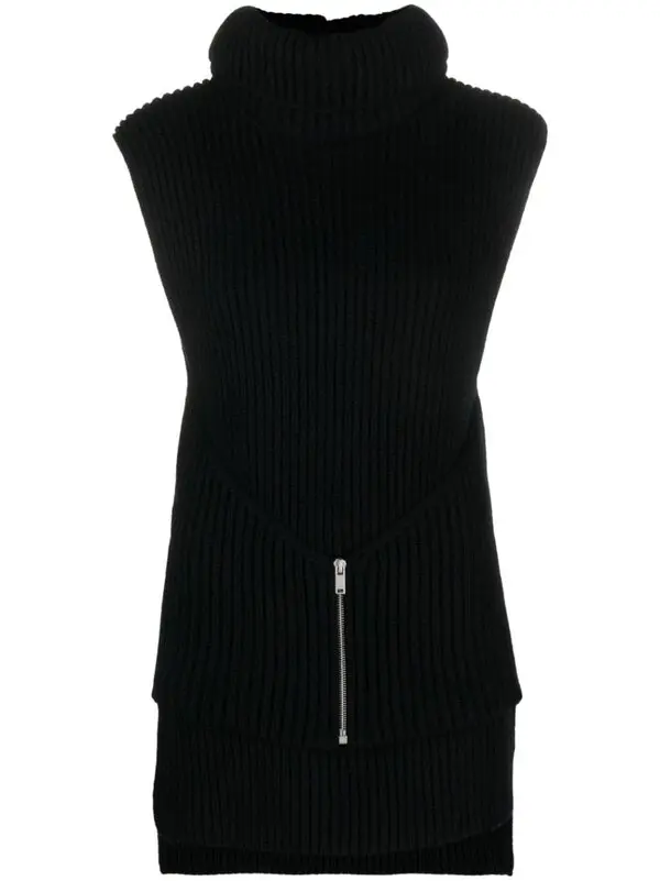 JIL SANDER Roll-neck Wool Top