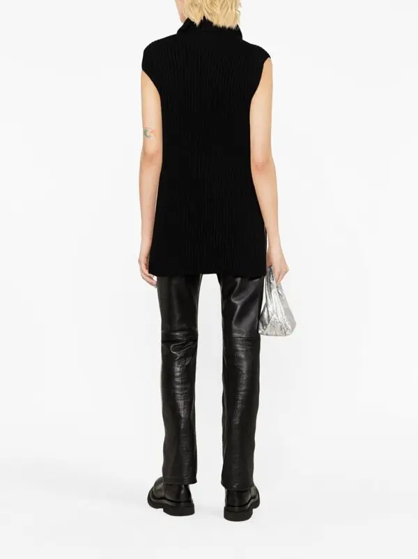 JIL SANDER Roll-neck Wool Top