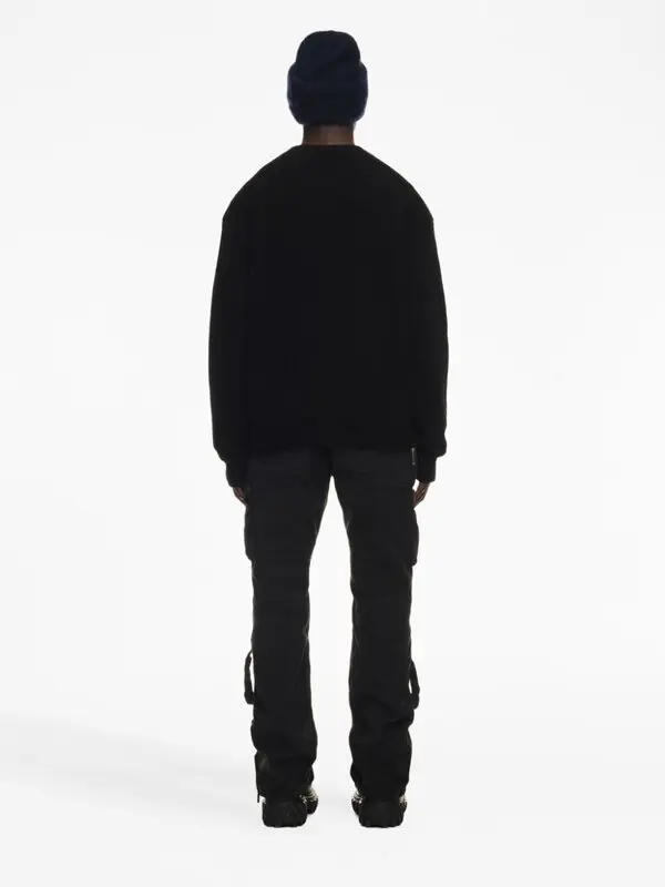 Off-White Logo-intarsia Wool Jumper