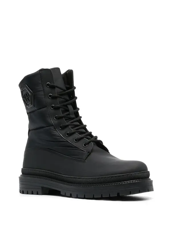 Philipp Plein Logo-embossed Ankle Boots