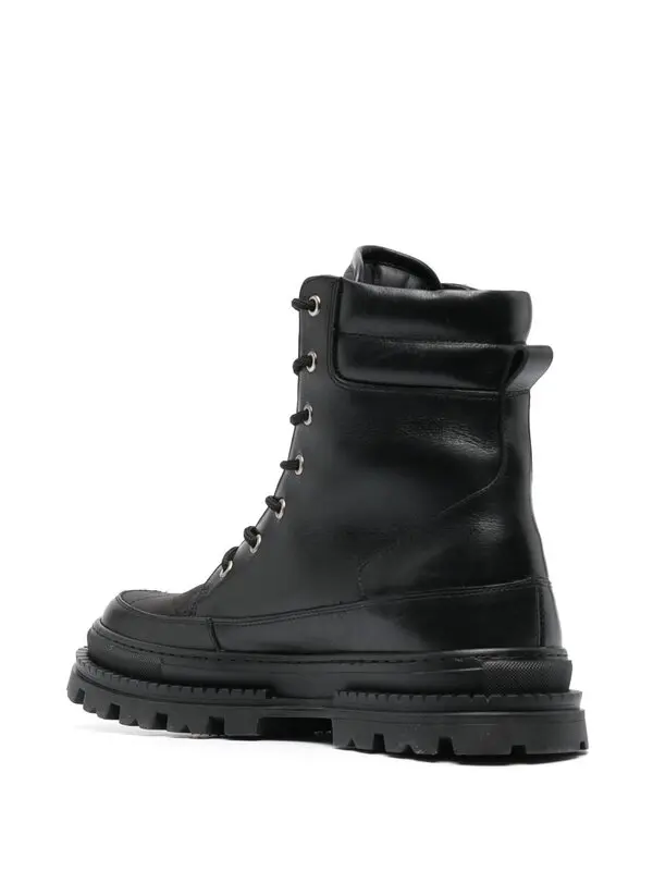Philipp Plein Logo-plaque Leather Ankle Boots