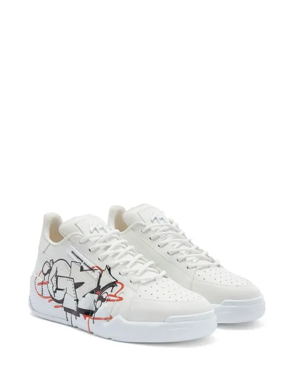 GIUSEPPE ZANOTTI Talon Graphic-print Sneakers - White