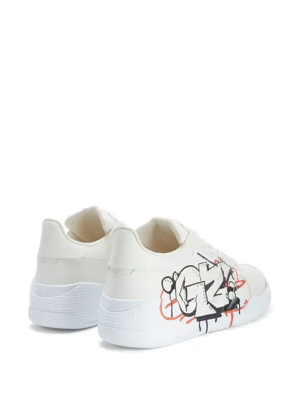 GIUSEPPE ZANOTTI Talon Graphic-print Sneakers - White