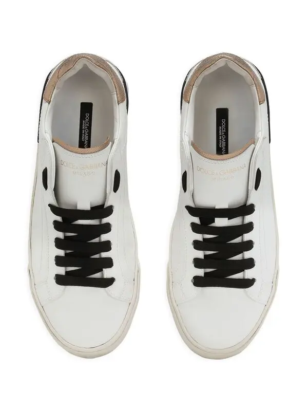 Dolce & Gabbana Portofino Low-top Sneakers - White