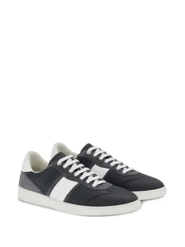 FERRAGAMO Logo-embossed Leather Sneakers