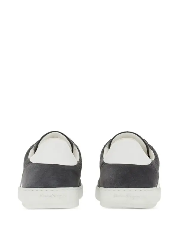 FERRAGAMO Logo-embossed Leather Sneakers