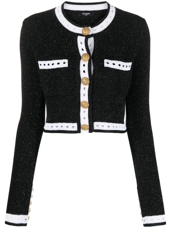Balmain Long-sleeve Cardigan - Black