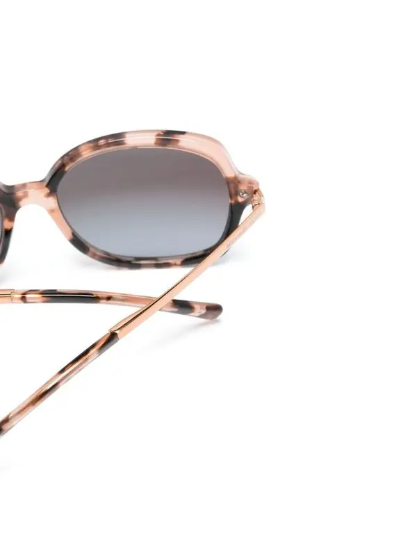 Michael Kors Tortoiseshell-effect Square-frame Sunglasses