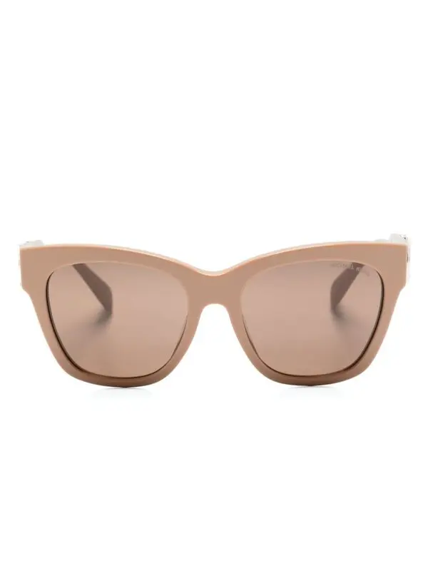 Michael Kors Empire Square Frame Sunglasses - Neutrals