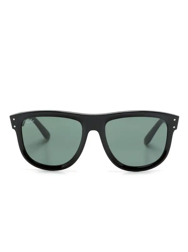 Ray-ban Boyfriend Reverse Square-frame Sunglasses - Black