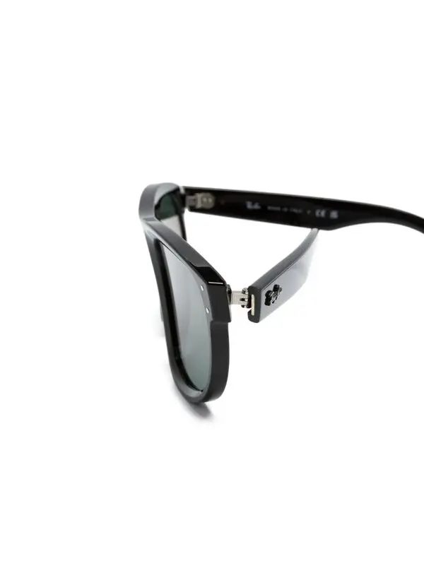 Ray-ban Boyfriend Reverse Square-frame Sunglasses - Black