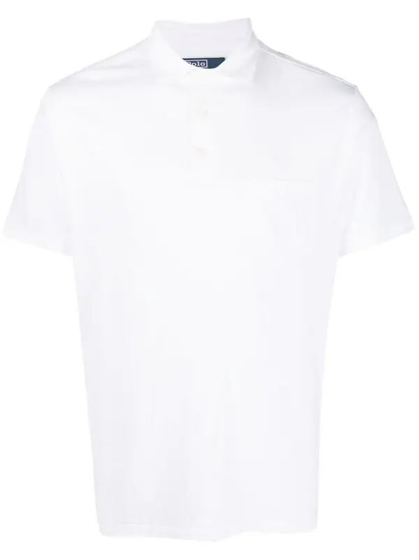 Polo Ralph Lauren Embroidered-logo Short-sleeve Polo Shirt - White