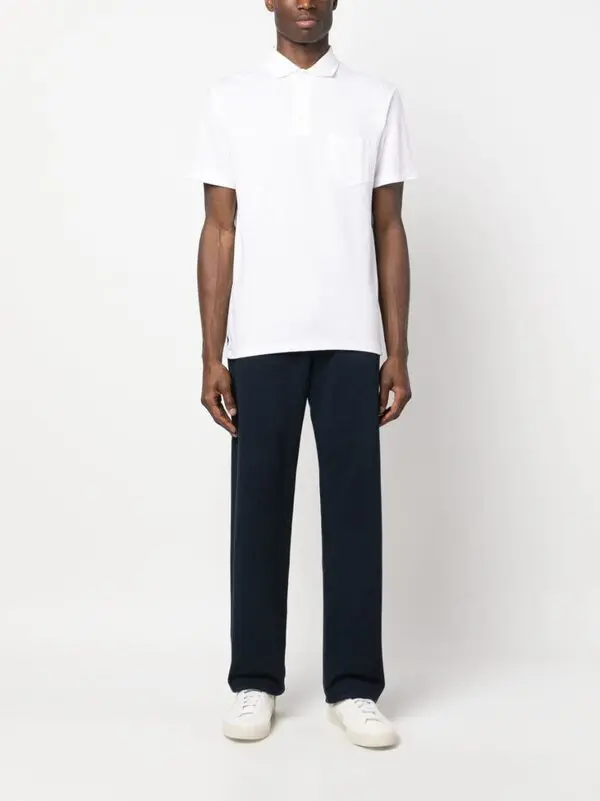 Polo Ralph Lauren Embroidered-logo Short-sleeve Polo Shirt - White