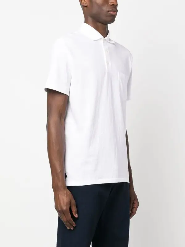 Polo Ralph Lauren Embroidered-logo Short-sleeve Polo Shirt - White