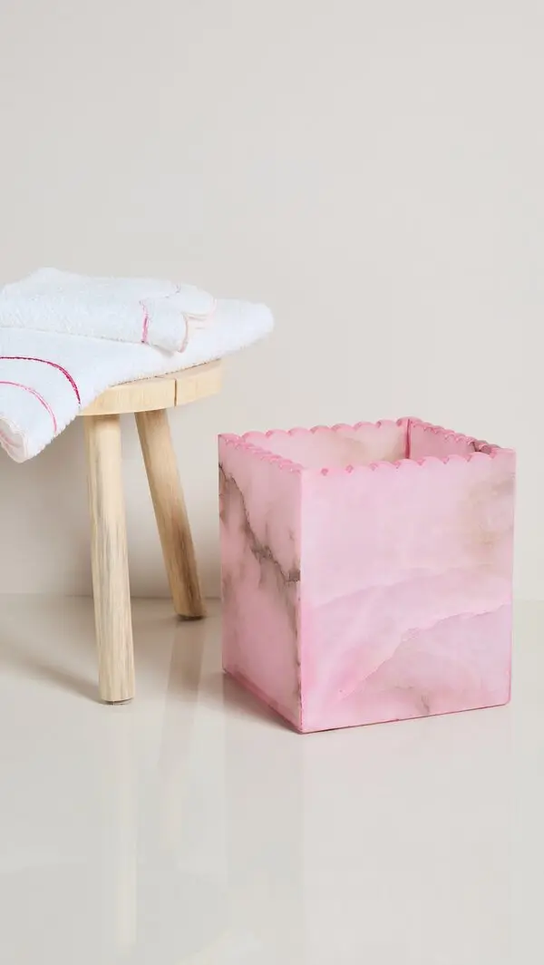 KASSATEX X Marble Waste Basket - Pink
