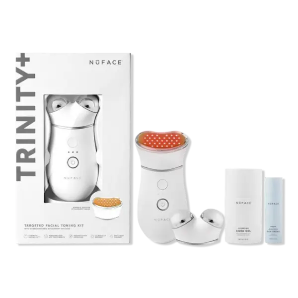 NUFACE Trinity+ Microcurrent Kit With Led Red Light Attachment - One-color