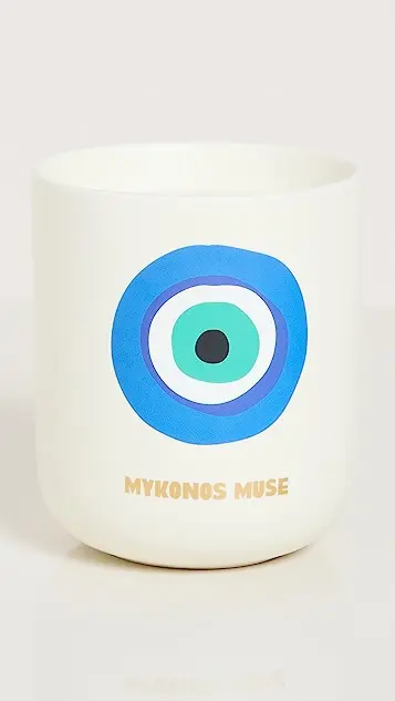 Assouline Mykonos Muse Travel From Home Candle - White
